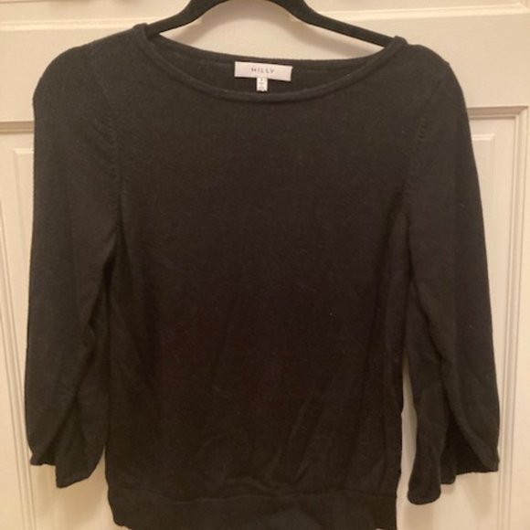 Milly | Sweaters | Milly Threequarter Butterfly Sleeve Wool Blend Boat ...